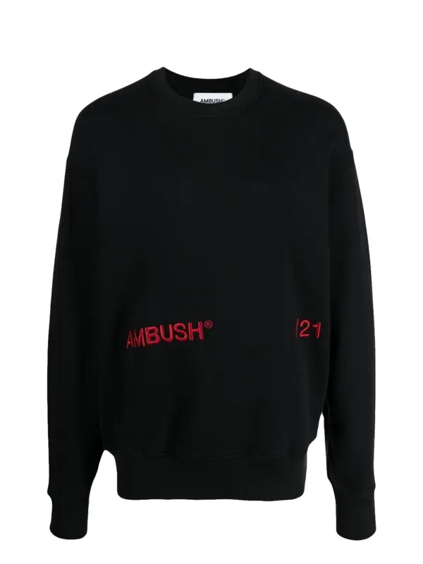 AMBUSH Embroidered-logo Sweatshirt - Black