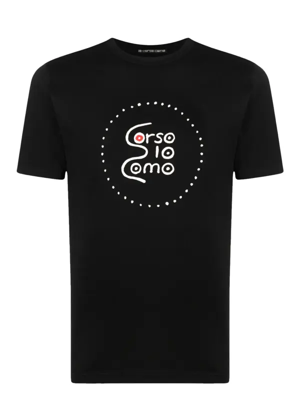 10 CORSO COMO Logo-print T-shirt - Black