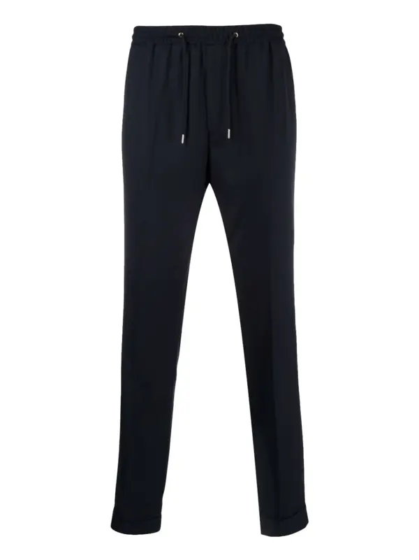 Paul Smith Drawstring Tapered Trousers - Blue