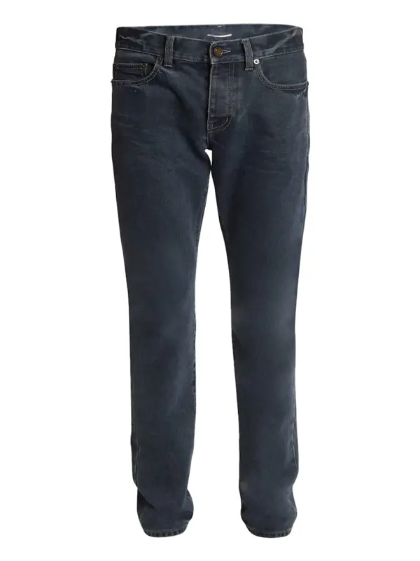 Saint Laurent Slim-fit Jeans - Verde Aqua