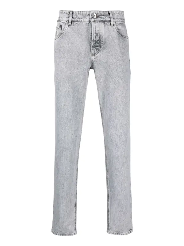 Brunello Cucinelli Slim-fit Trousers - Black