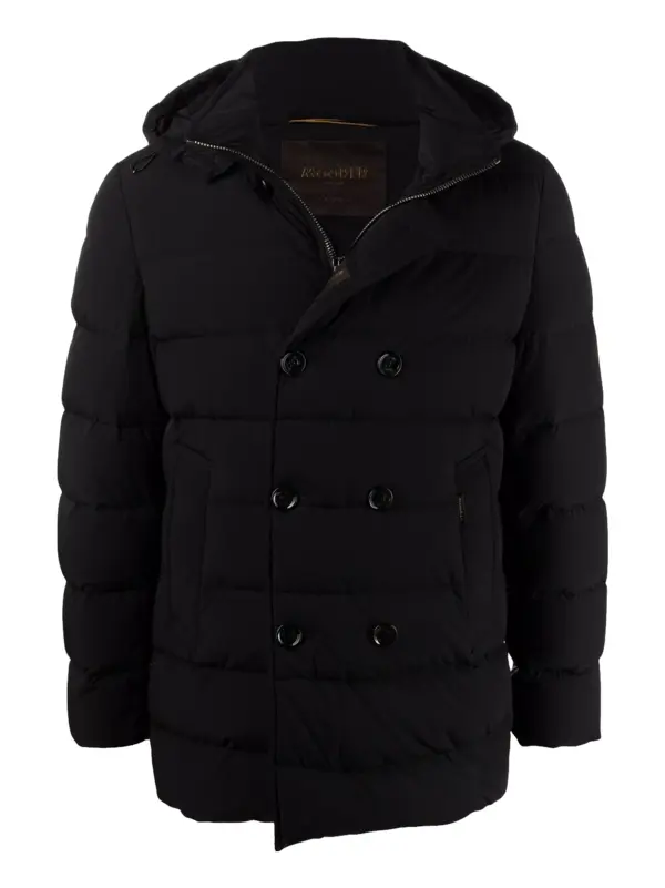 MOORER Florio Padded Coat - Black