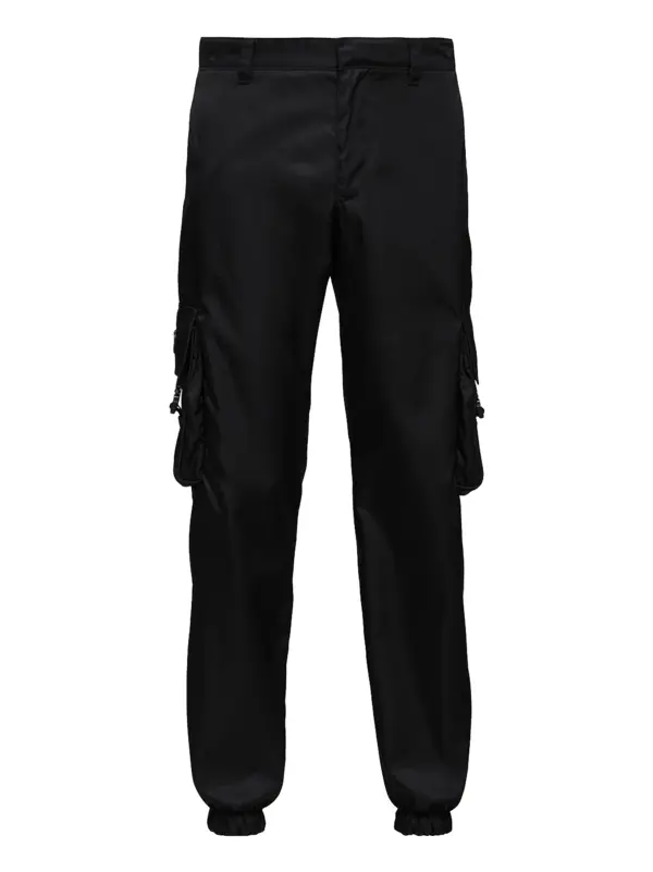 Prada Re-nylon Cargo Trousers - Black