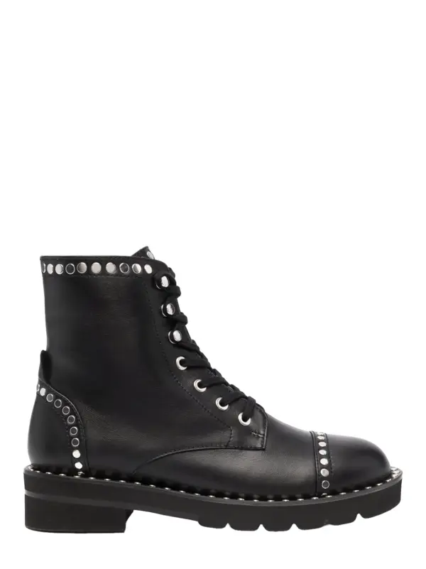 STUART WEITZMAN Mila Lift Studded Boots - Black