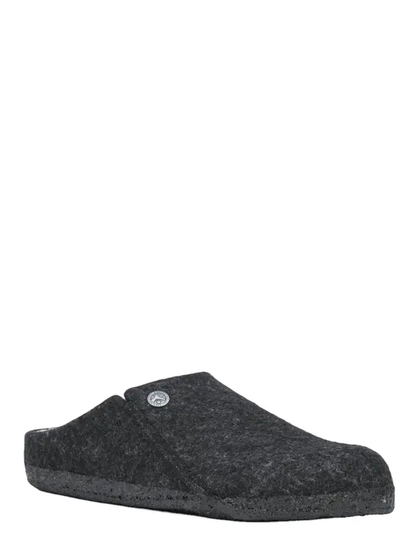 BIRKENSTOCK Zermatt Wool Felt Slippers - Black