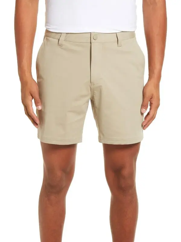 RHONE 7" Commuter Shorts - Khaki