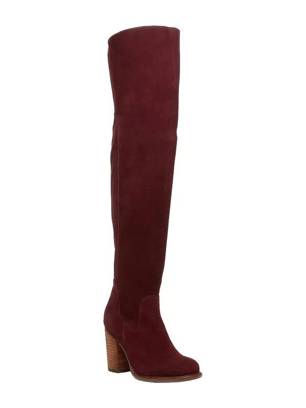 KELSI DAGGER BROOKLYN Logan Over The Knee Boot - Garnet