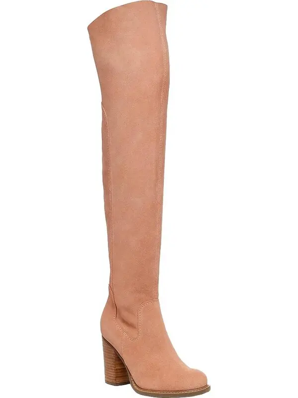 KELSI DAGGER BROOKLYN Logan Over The Knee Boot - Mauve