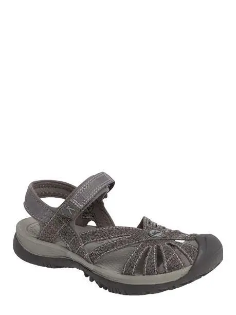 Keen Rose Sandal - Gargoyle/raven Canvas