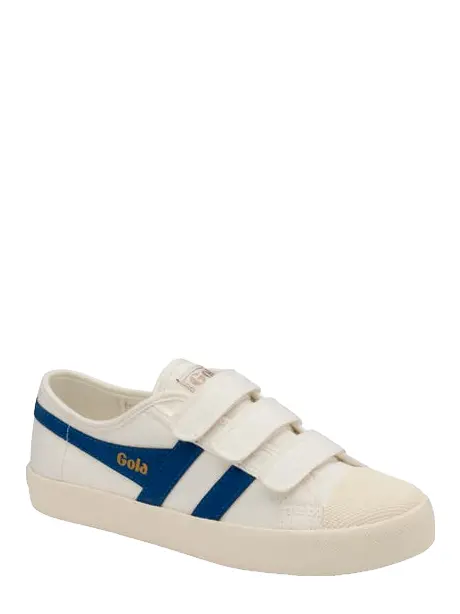 Gola Coaster Low Top Sneaker - Off White/ Vintage Blue