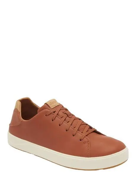 Olukai Lae'ahi Li 'ili Low Top Sneaker - Kukui Brown/kukui Brown