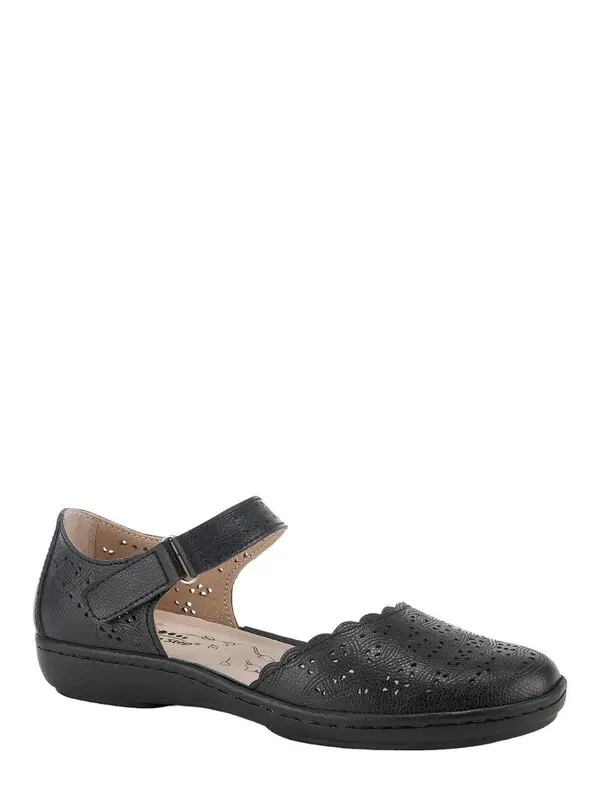 SPRING STEP SHOES Sabriye D'orsay Sandal - Black Leather
