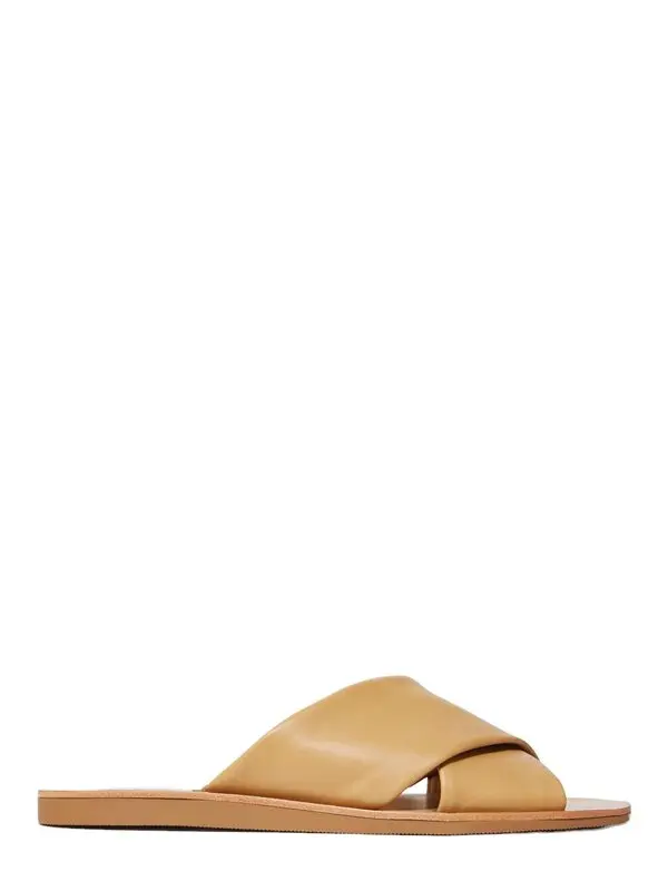 Everlane Day Crossover Sandals - Light Taupe