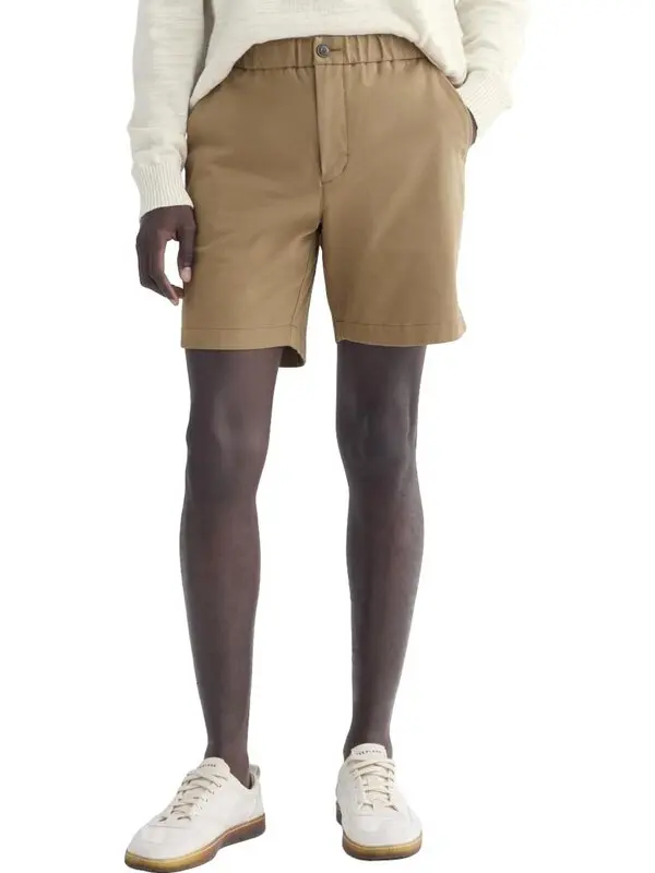 Everlane Performance Chino Pull-on Short - Light Brown