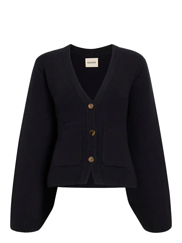 Khaite Scarlet Cardigan - Black
