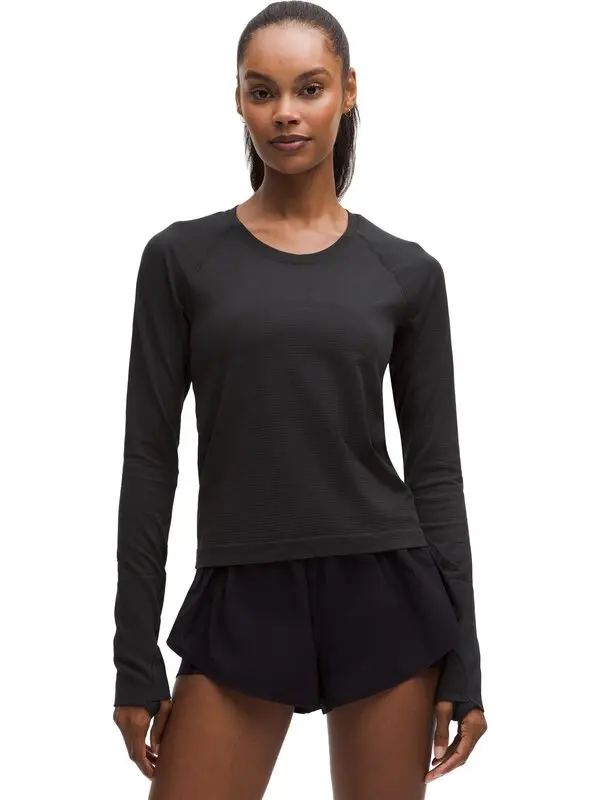 Lululemon Swiftly Tech Long-sleeve Shirt 2.0 - Black