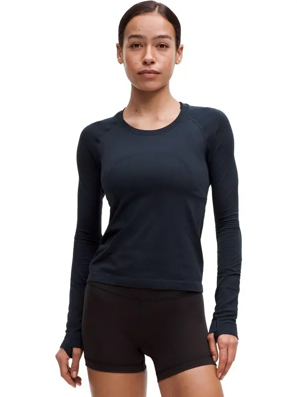 Lululemon Swiftly Tech Long-sleeve Shirt 2.0 - True Navy