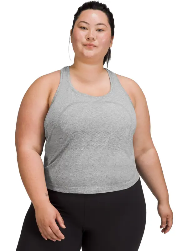 Lululemon Swiftly Tech Racerback Tank Top 2.0 - Slate/white