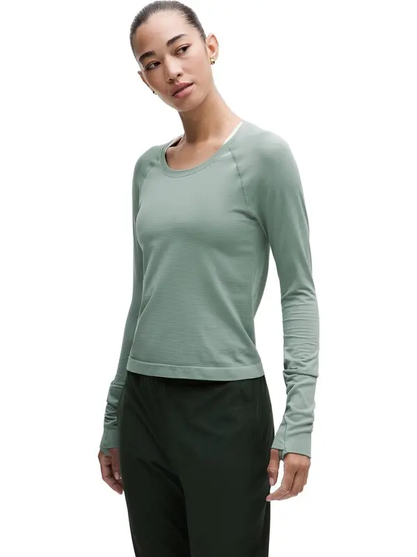 Lululemon Swiftly Tech Long-sleeve Shirt 2.0 - Crater Blue