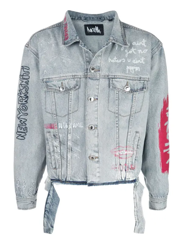 HACULLA. Responsible For Nothing Denim Jacket - Black