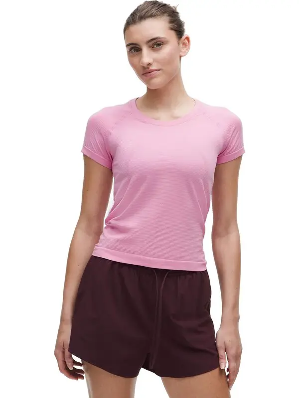 Lululemon Swiftly Tech Short-sleeve Shirt 2.0 - Pink Frosting