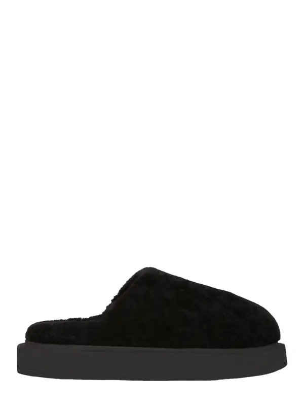 GIUSEPPE ZANOTTI Swanilda Round-toe Mules - Black
