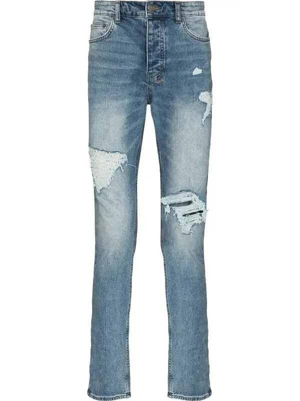 Ksubi Chitch Jungle Slim-fit Jeans - Blue