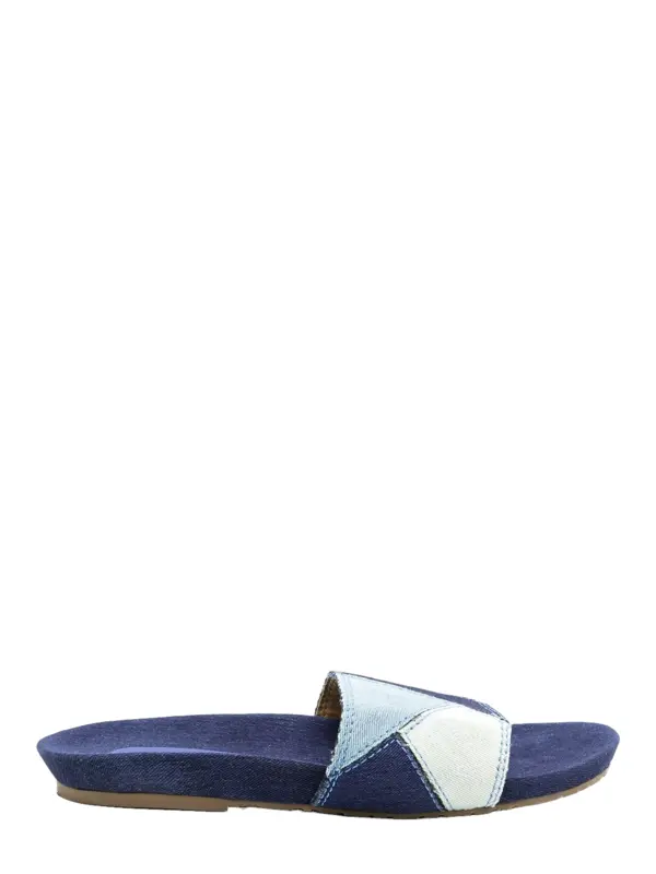AMIR SLAMA Patchwork Slides - Blue