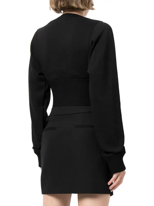 1017 Alyx 9sm Cropped Top - Black