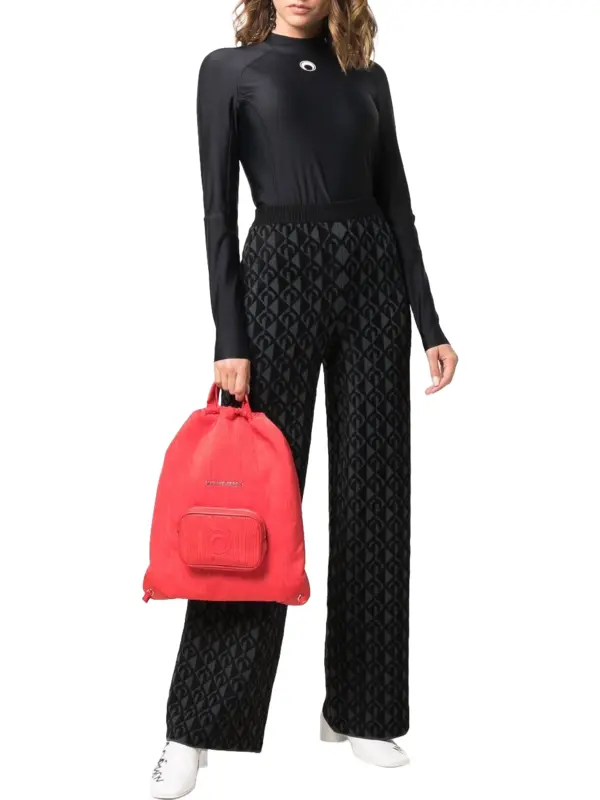 MARINE SERRE Moon-print Training Top - Black