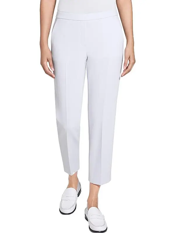 Theory Admiral Crepe Treeca Pull-on Pant - Pearl Blue