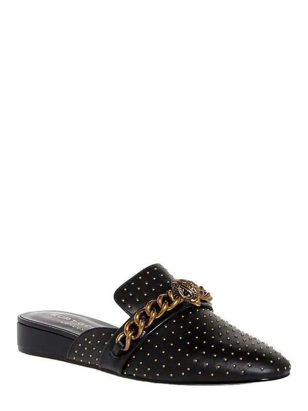 Kurt Geiger Chelsea Mini Stud Mules - Black