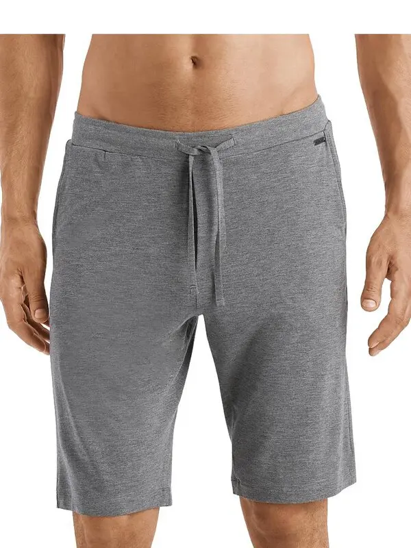 Hanro Casual Drawstring Shorts - Stone Melange