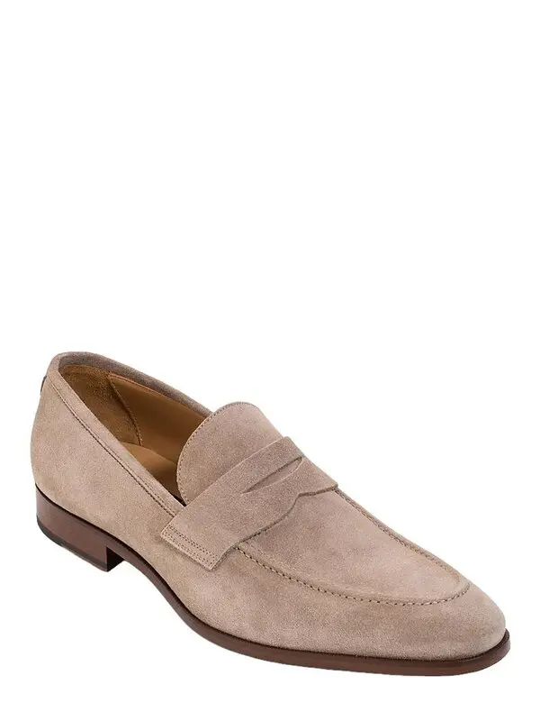 To Boot New York Tesoro Leather Penny Loafers - Taupe