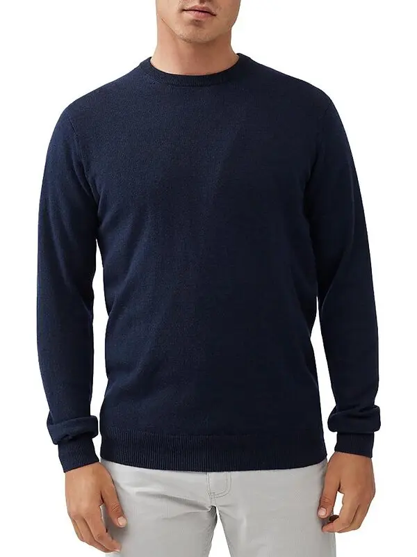Rodd & Gunn Queenstown Crewneck Sweater - Blue Granite