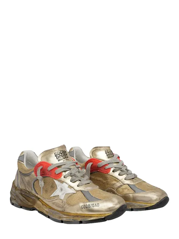 Golden Goose Dad-star Low Top Sneakers - Gold/white