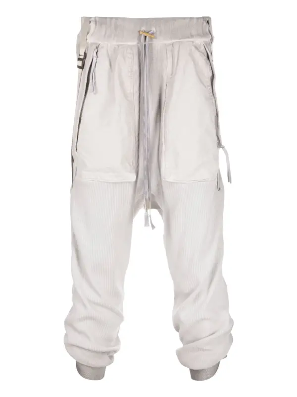 Boris Bidjan Saberi Drawstring-waist Trousers - Grey