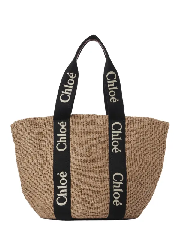 Chloé Large Woody Basket - Black