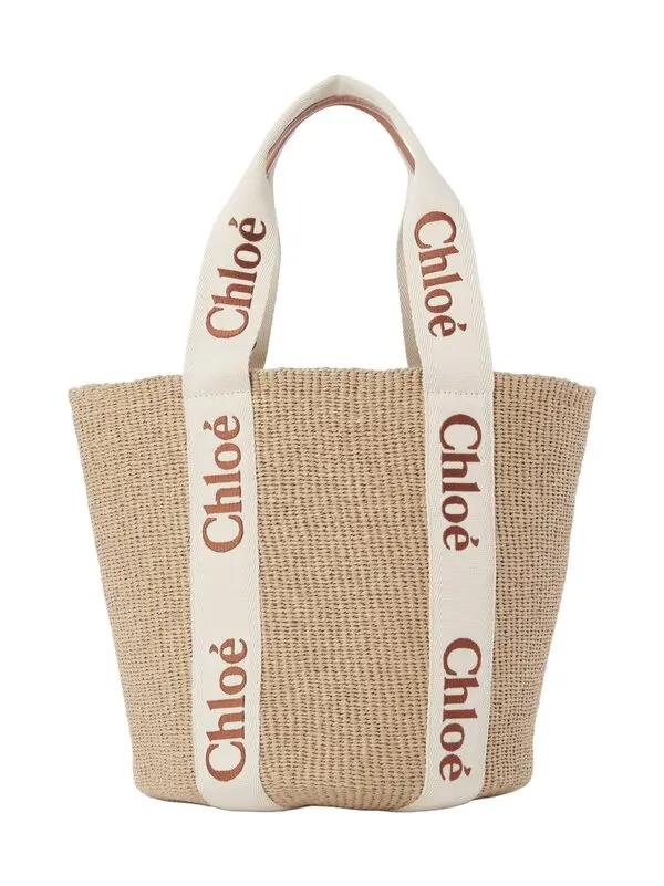 Chloé Large Woody Basket - Orange