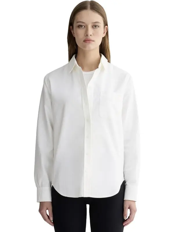 Everlane Relaxed Oxford Shirt - White