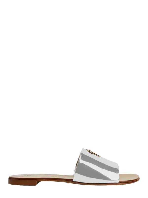 GIUSEPPE ZANOTTI Shirley Metallic Sandals - Silver