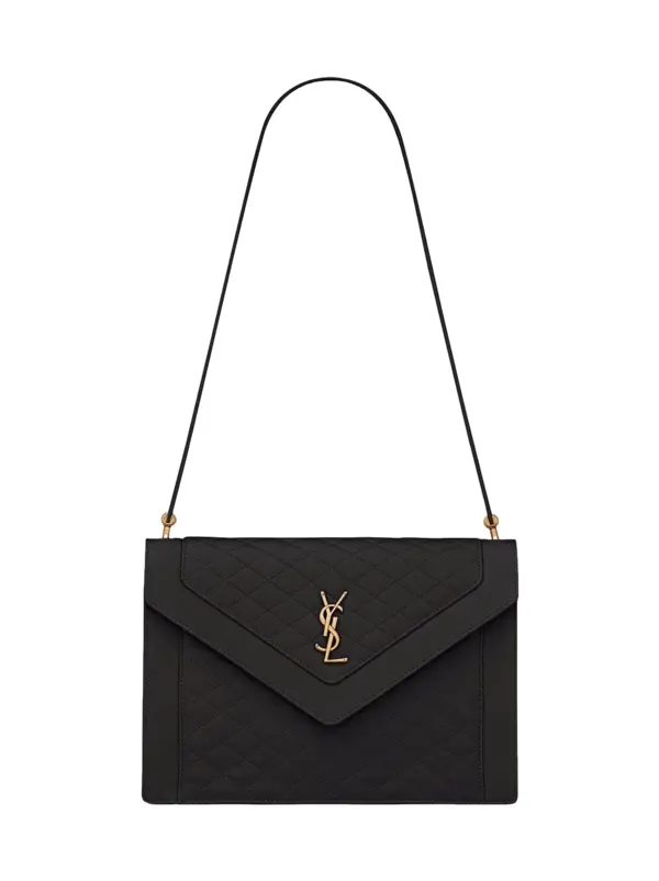 Saint Laurent Gaby Envelope Bag - Black