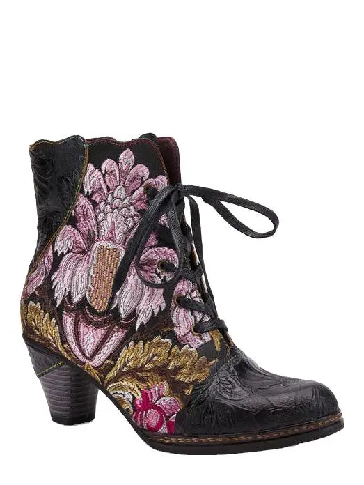 SPRING STEP SHOES Siren Bootie - Black Multi