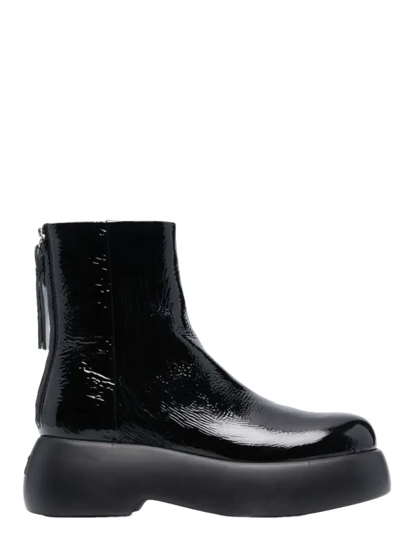 Agl Platform Ankle Boots - Black