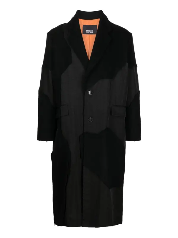 MOSTLY HEARD RARELY SEEN Panelled Single-breasted Coat - Black