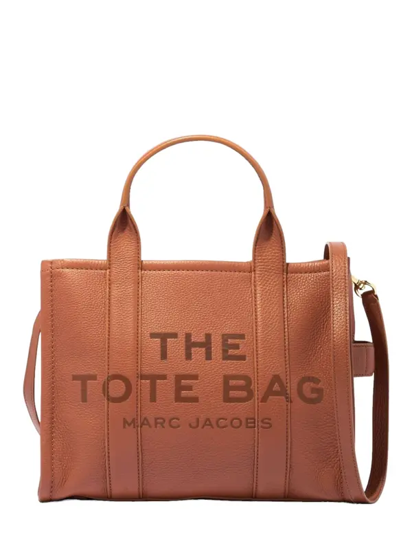 Marc Jacobs Medium Leather Tote Bag - Brown