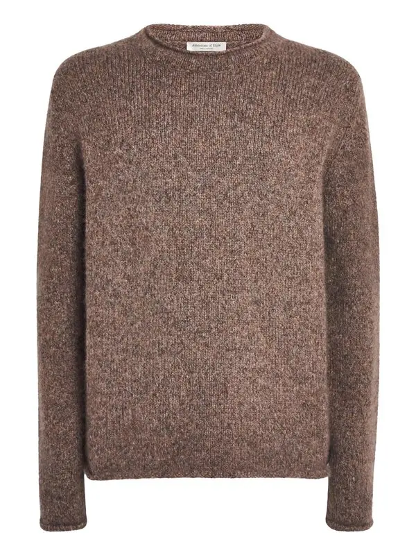 Johnstons Of Elgin Cashmere-silk Sweater - Brown
