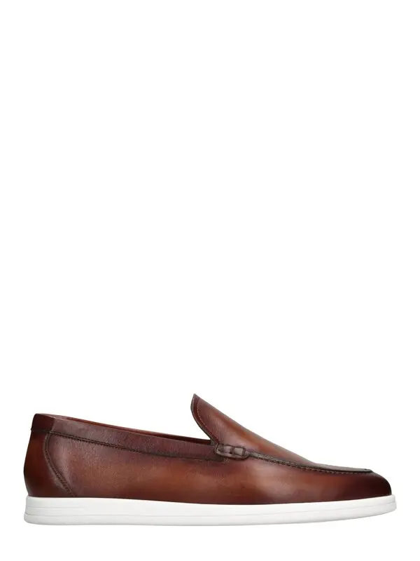 Magnanni Leather Loafers - Brown