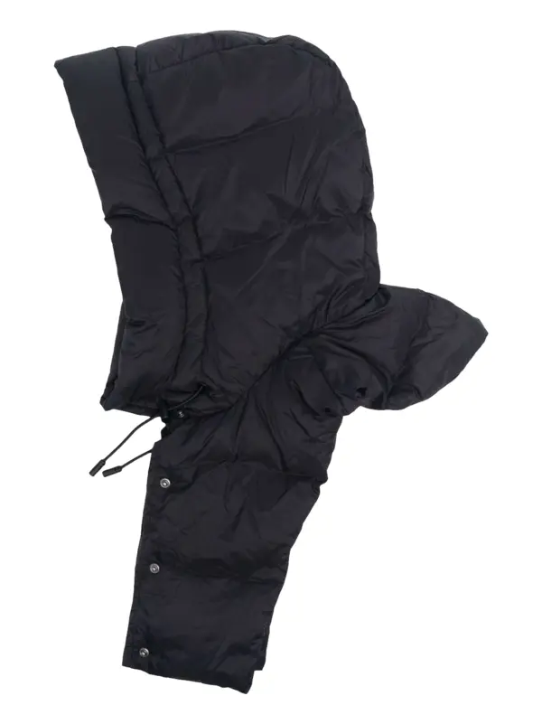 YVES SALOMON Padded Drawstring Hood - Black