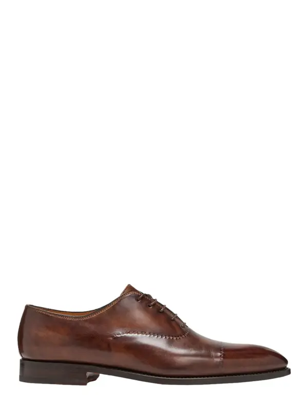 Bontoni Vittorio Cap-toe Oxfords - Medium Chocolate